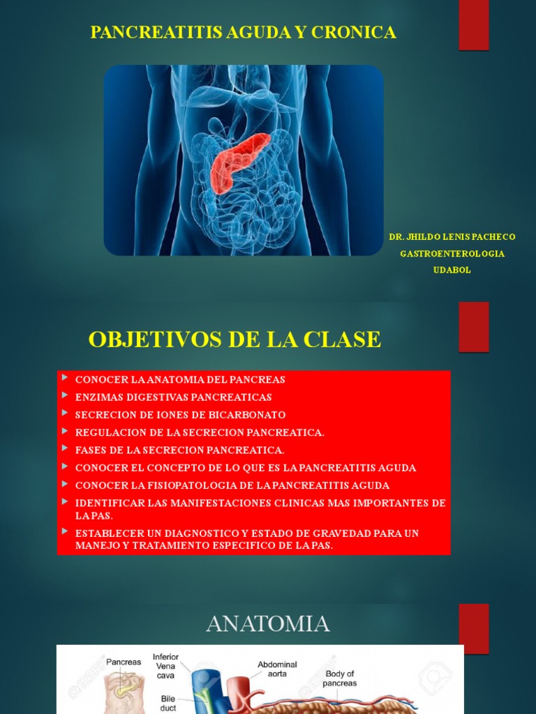 Pancreatitis Aguda y Cronica PPT 2020 | PDF | Digestión | Páncreas