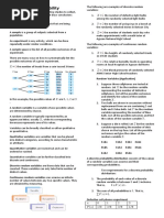 Statistics and Probablity SHS 11-Module 1 - Week1 | PDF | Random Variable | Probability Distribution
