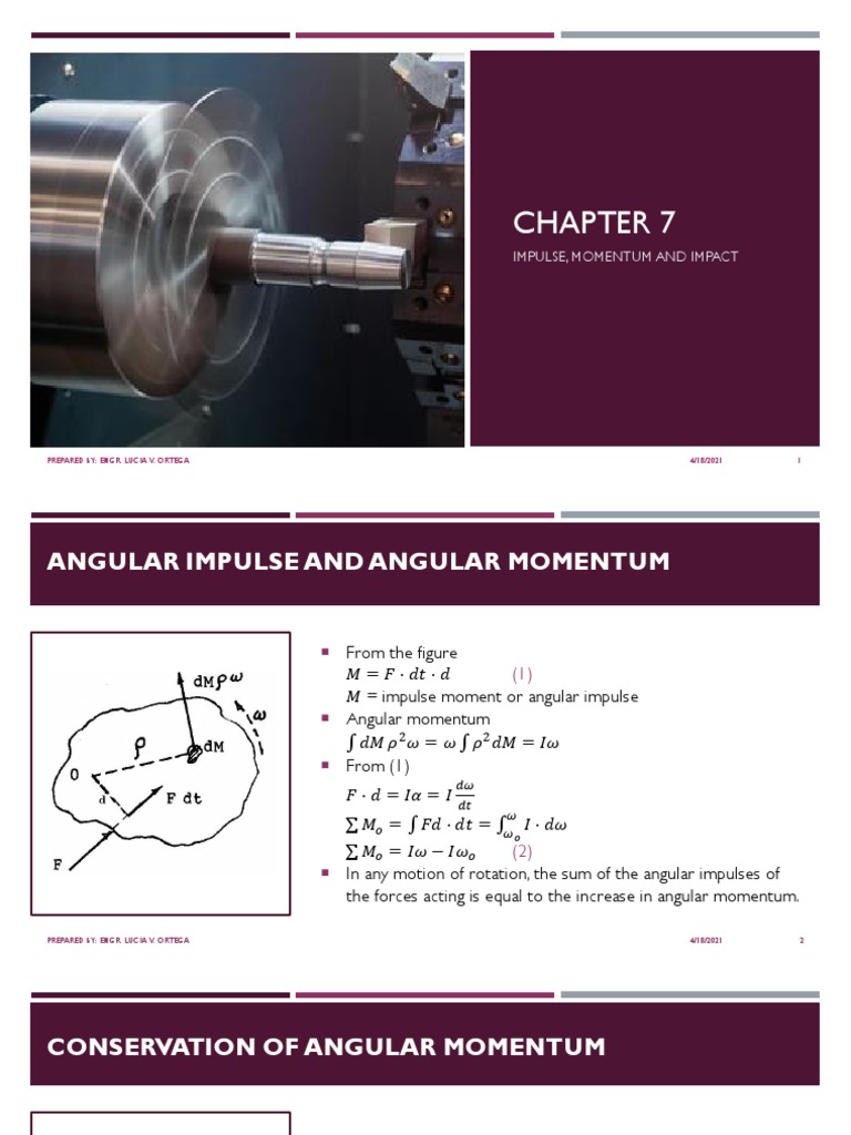 Chapter 7 Part 5 | PDF | Angular Momentum | Classical Mechanics