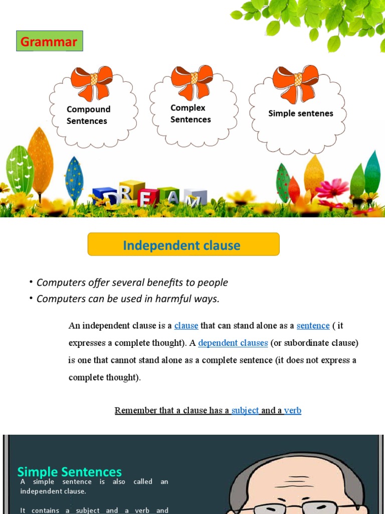 Grade 8 - Unit 5 - Types of Sentences | PDF | Clause | Sentence ...