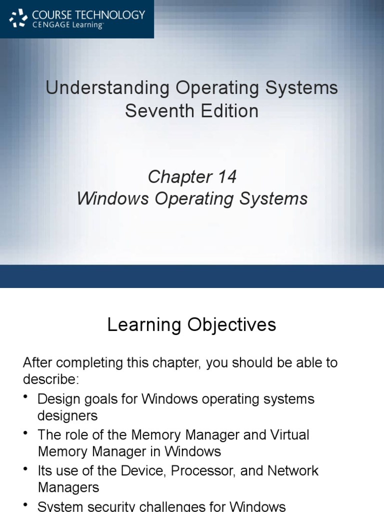 Understanding Operating Systems Seventh Edition | PDF | Thread (Computing) | Operating System