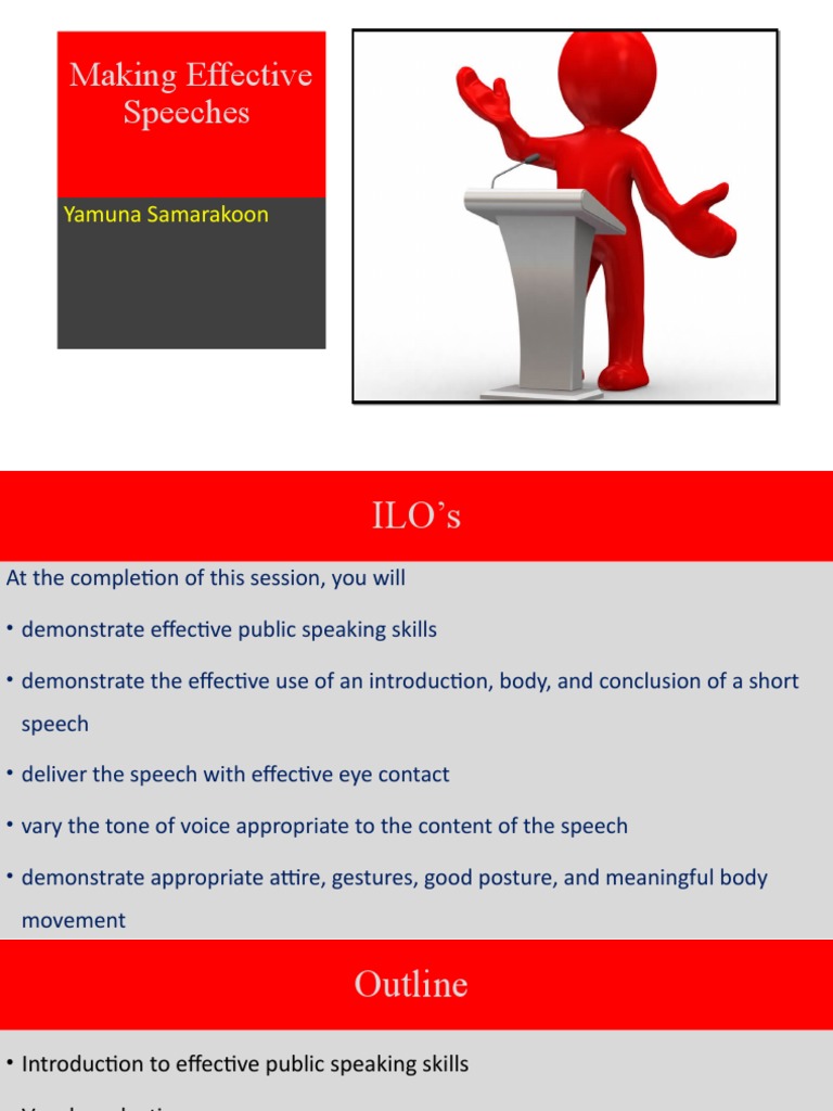 Mastering Effective Public Speaking | PDF | Body Language | Human Voice