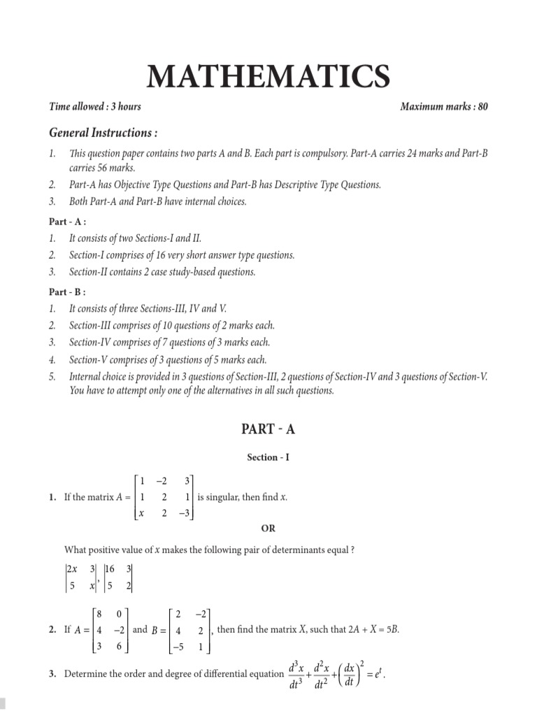 Mathematics Xii Preboard Iulgdhhigirhie | PDF | Sine | Trigonometric Functions