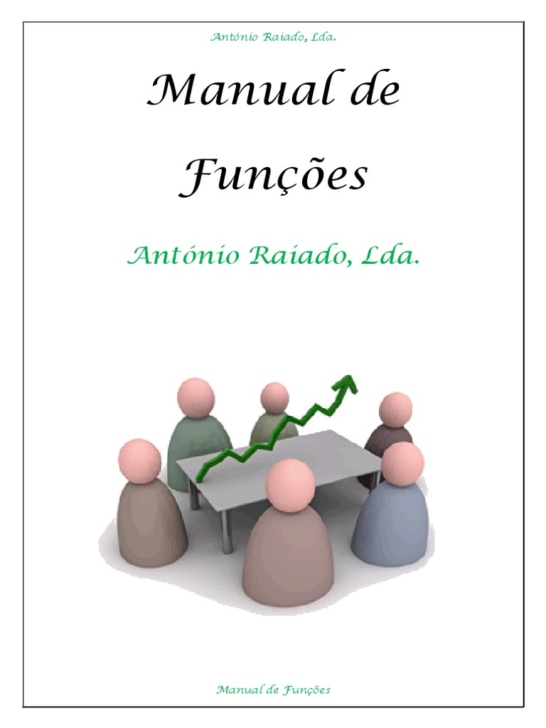 Manual de Funçoes | PDF | Gestão de recursos humanos | Conta de transação