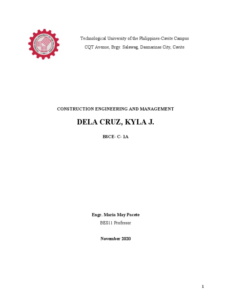 Construction Engineering and Management | PDF | Project Management ...