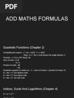 Add Maths Formula BOOK | PDF | Business | Technology & Engineering