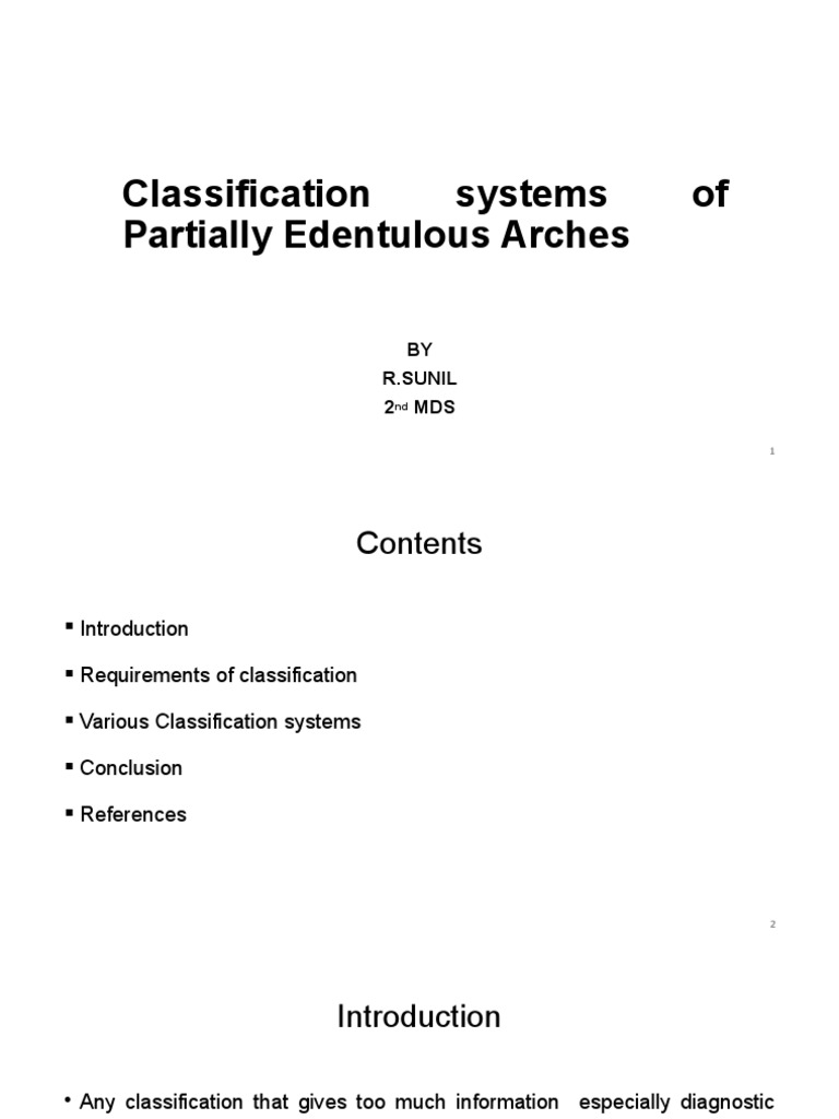 Classification of RPD FV | PDF | Dentures | Facial Features