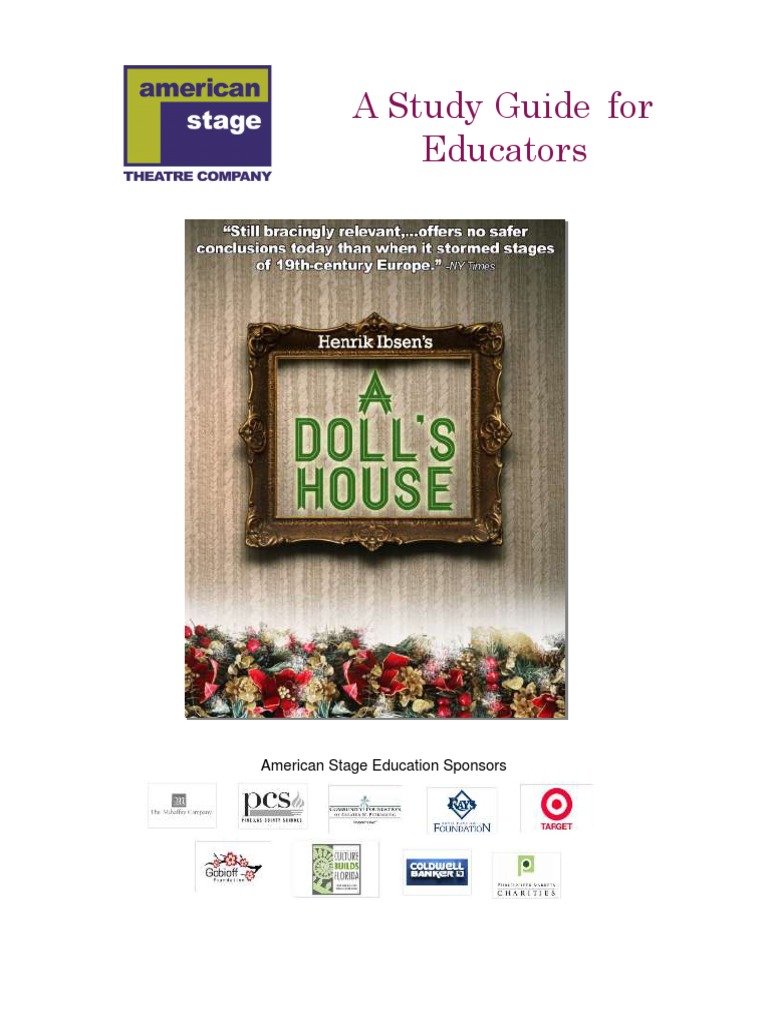 A Dolls House Study Guide | PDF | A Doll's House | Henrik Ibsen