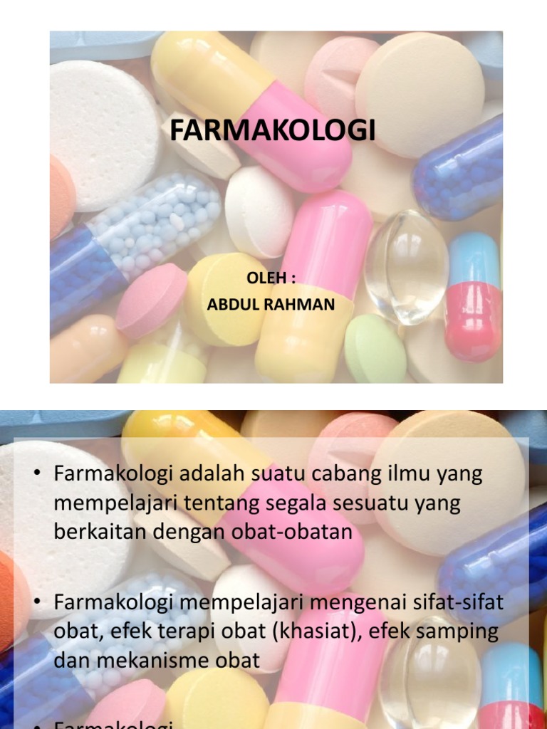 FARMAKOLOGI | PDF | Pengembangan Diri