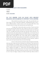Dogs vs. Cats: A Compare and Contrast Guide | PDF | Cats | Essays
