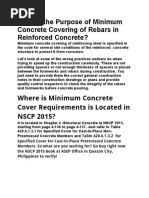 Concrete Cover Specifications For Reinforcement in Different Codes ...