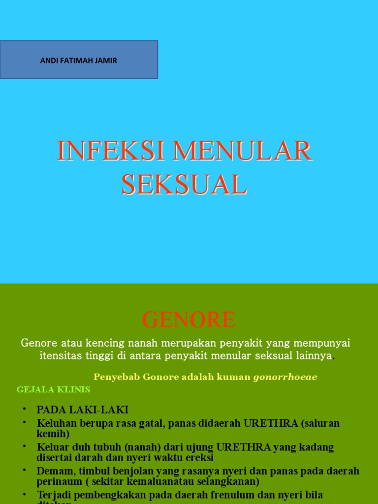 KESIMPULAN PENTING TENTANG PENYAKIT MENULAR SEKSUAL | PDF