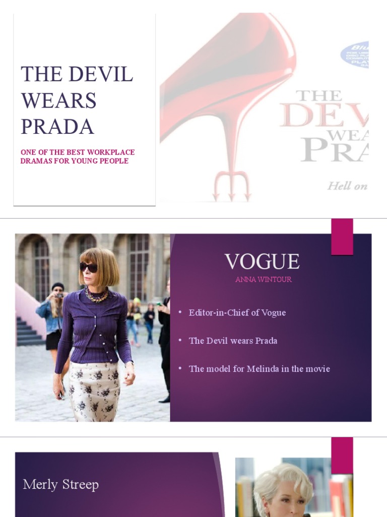 The Devil Wears Prada: One of The Best Workplace Dramas For Young ...