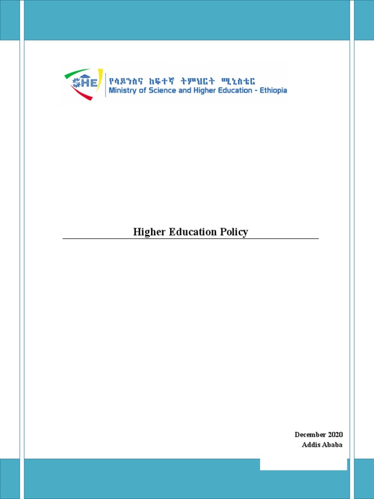 22.HE Policy and Strategy Doc REVISED-1 | PDF | Higher Education ...