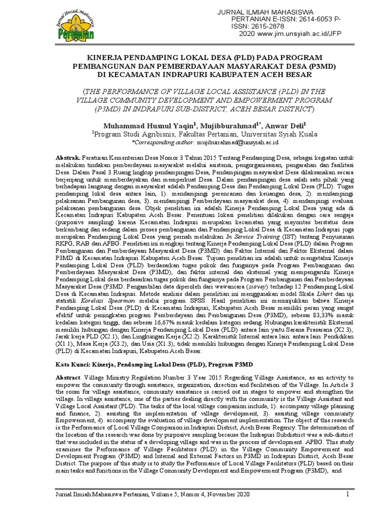 JURNAL Muhammad Husnul Yaqin | PDF