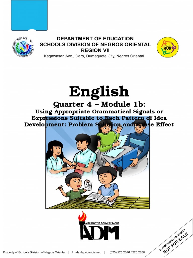 G8 SLM1.b Q4 Final | PDF | Reason | Causality