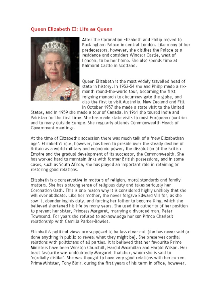 Queen Elizabeth II | PDF | Mary Shelley | Elizabeth Ii