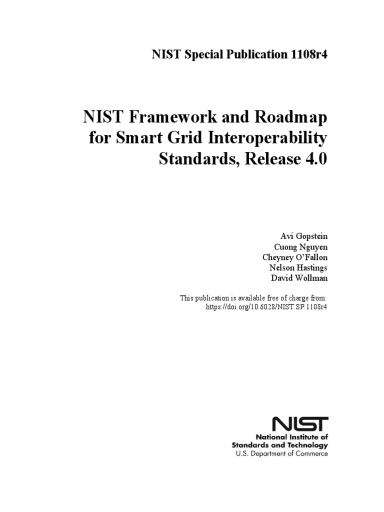 NIST Smart Grid Interoperability Standards | PDF | Smart Grid ...