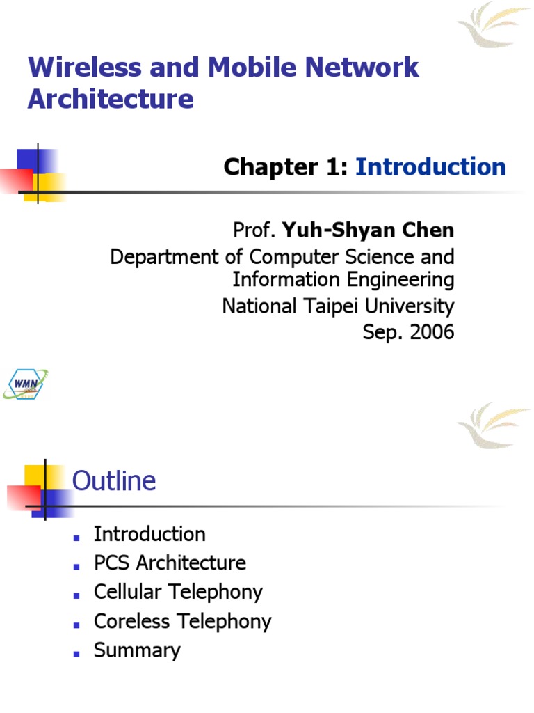 Wireless and Mobile Network Architecture | PDF | Cellular Network | Gsm
