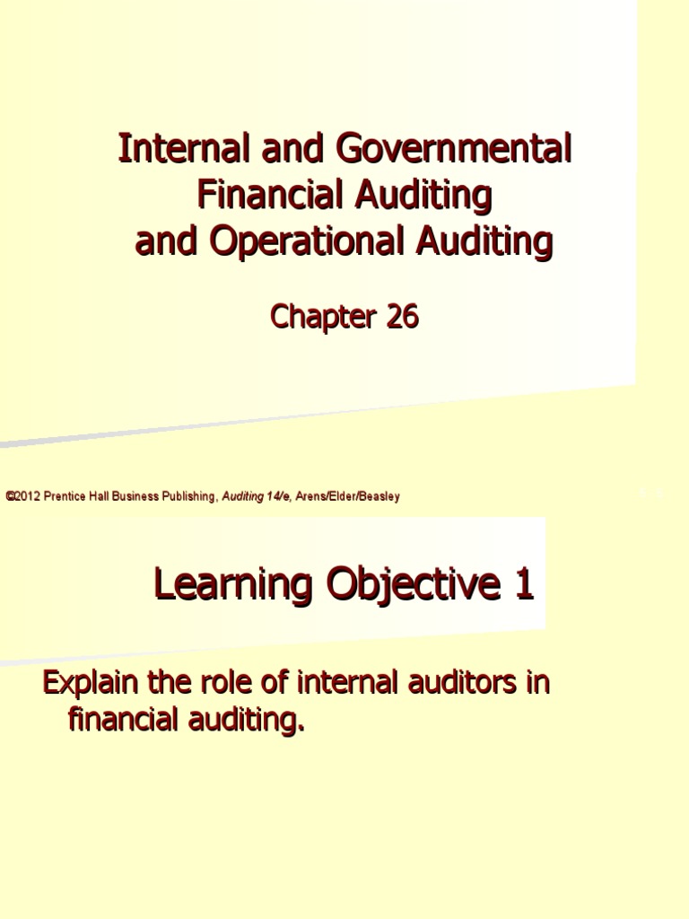 Internal and Governmental Financial Auditing and Operational Auditing ...