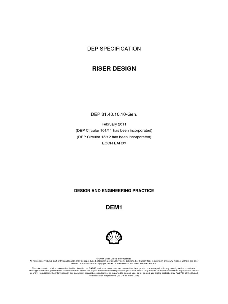 Riser Design | PDF | Pipeline Transport | Pipe (Fluid Conveyance)