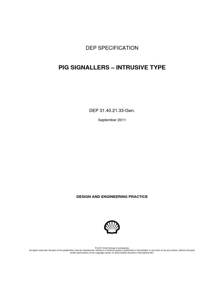 Pig Signallers - Intrusive Type | PDF | Pipe (Fluid Conveyance) | Welding
