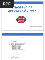 Cuadernillo - Fonema R | PDF | Fonética | Fonología