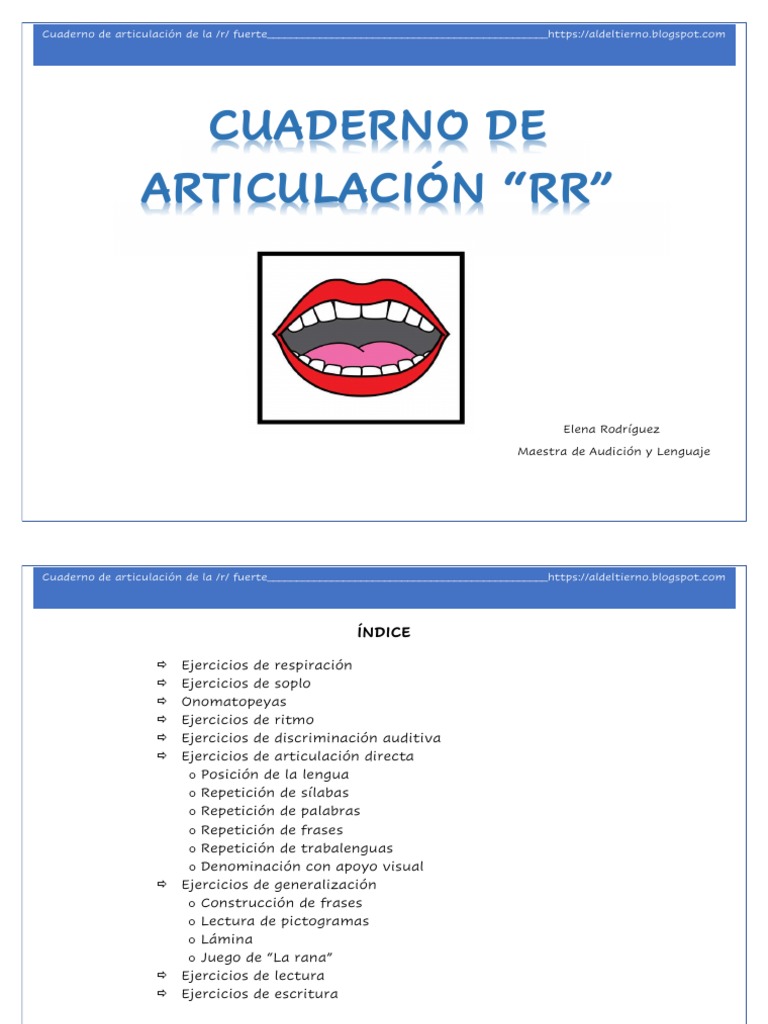 CUADERNO DE ARTICULACIÓN R Fuerte | PDF | Science | Ciencia y Tecnología