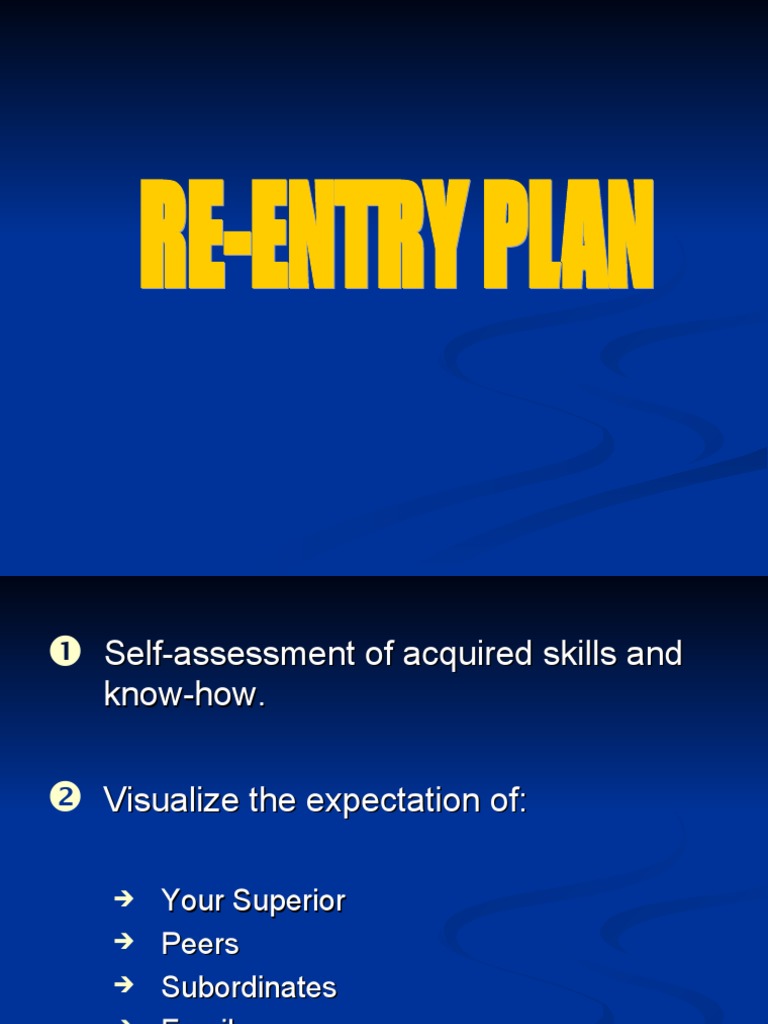 Re-Entry Plan | PDF | Hazards | Evaluation