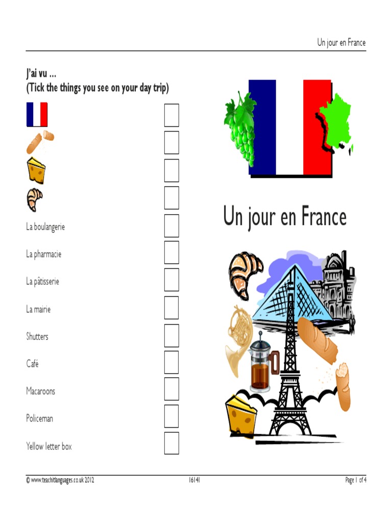 Un Jour en France | PDF