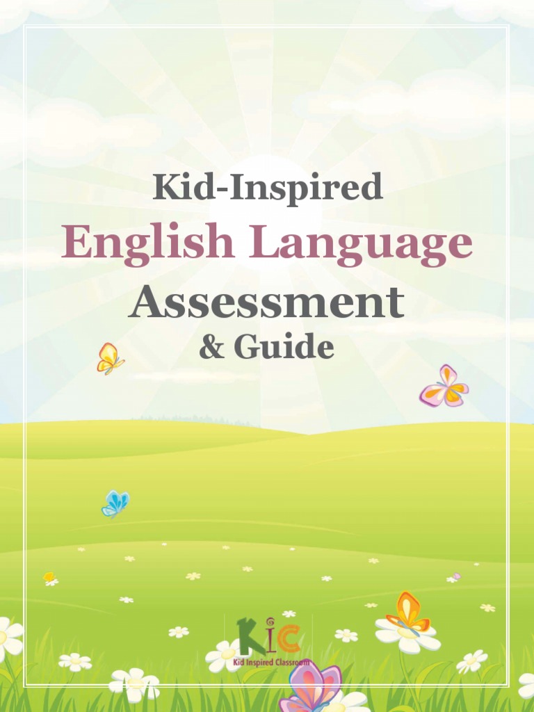 Kid Inspired ELL Assessment and Guide | PDF | Grammatical Tense | Phonics
