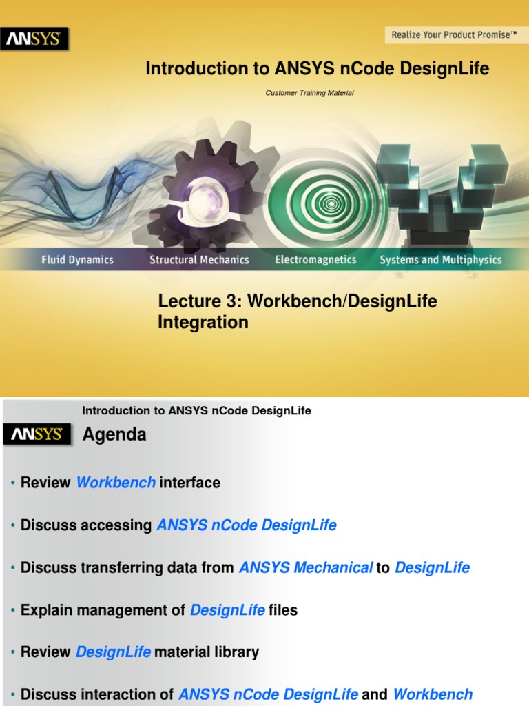 Intro To ANSYS NCode DL 14 5 L03 WB DL Integration | PDF | Zip (File ...