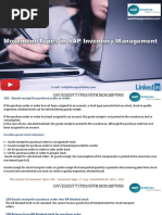 List of SAP Movement Types | PDF | Inventory | Goods