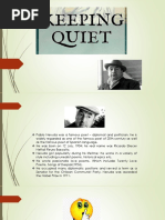 Relevance of Keeping Quiet Today | PDF | Philosophy