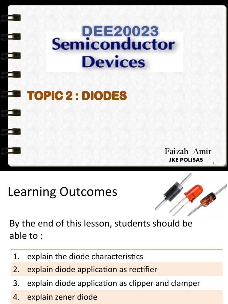 Topik 2 - Diodes | PDF | Rectifier | Diode