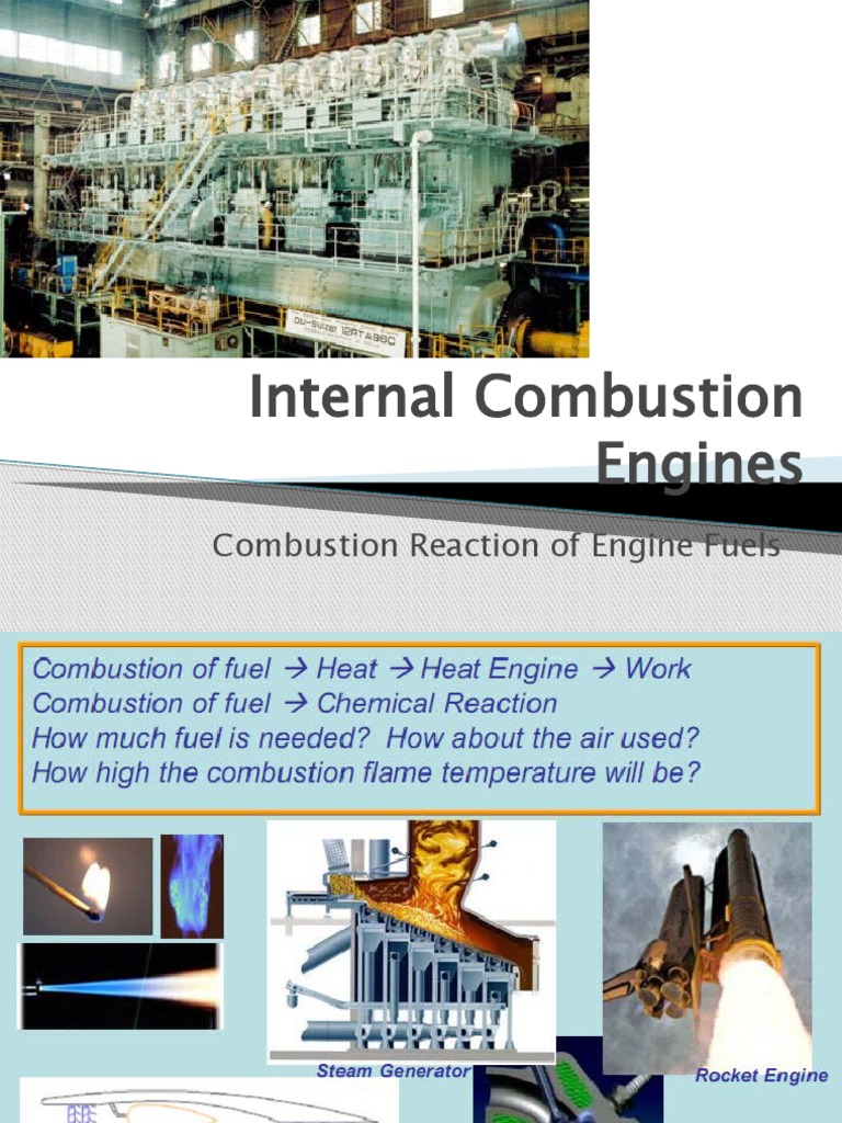 Lecture - 2 Combustion Reaction of Engine Fuels | PDF | Engines ...