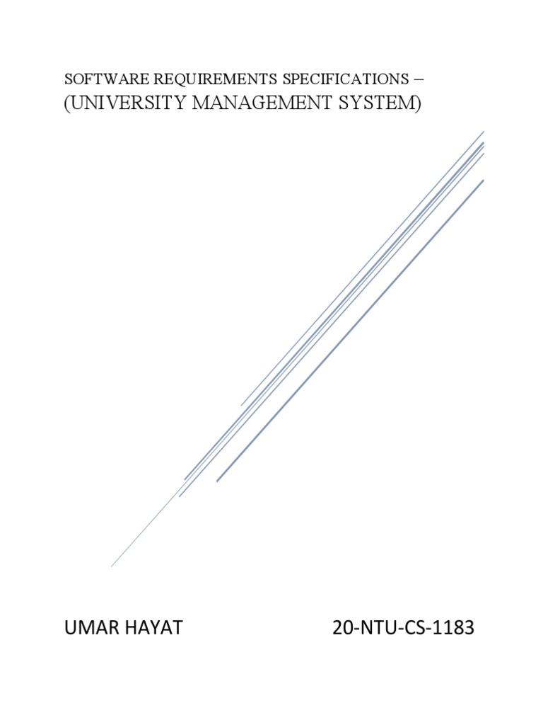 Software Requirements Specifications | PDF | Databases | Web Application