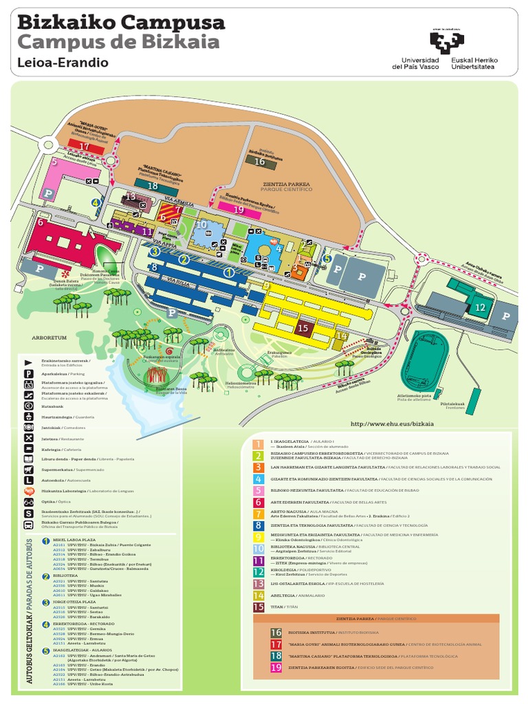 Plano Del Campus de Leioa | PDF