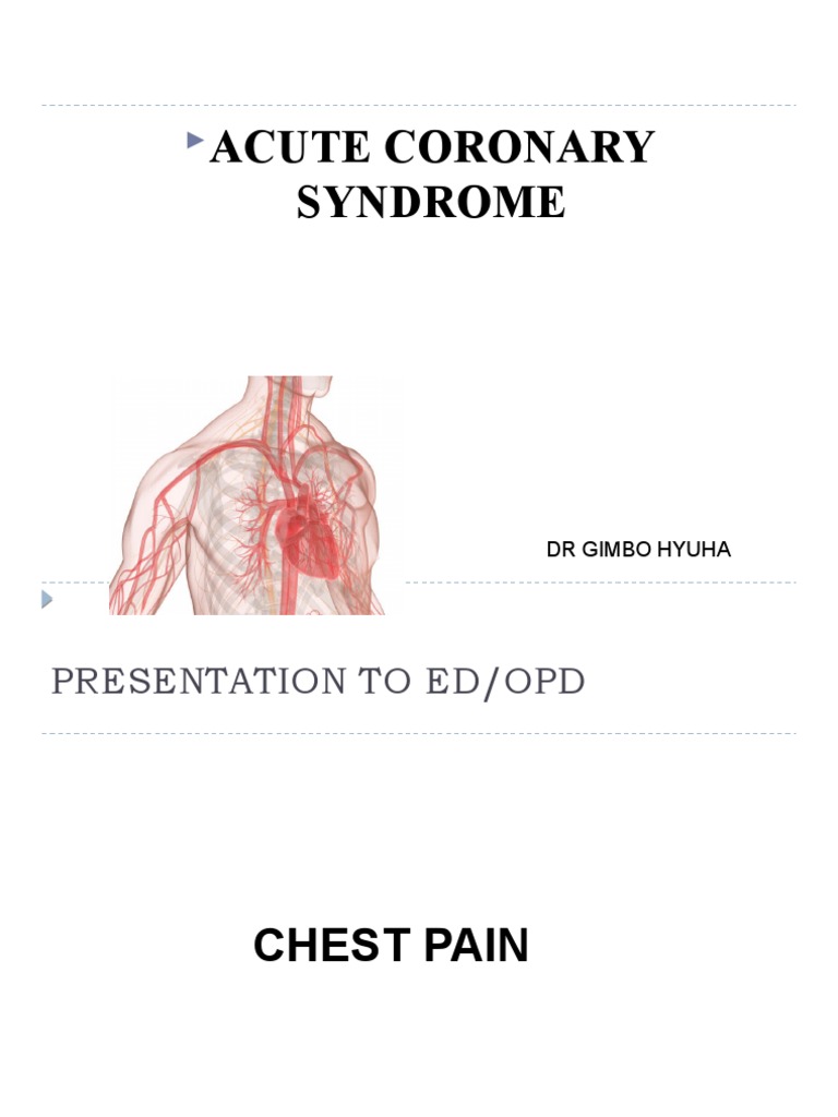 Acute Management of ACS - Final | PDF | Myocardial Infarction ...