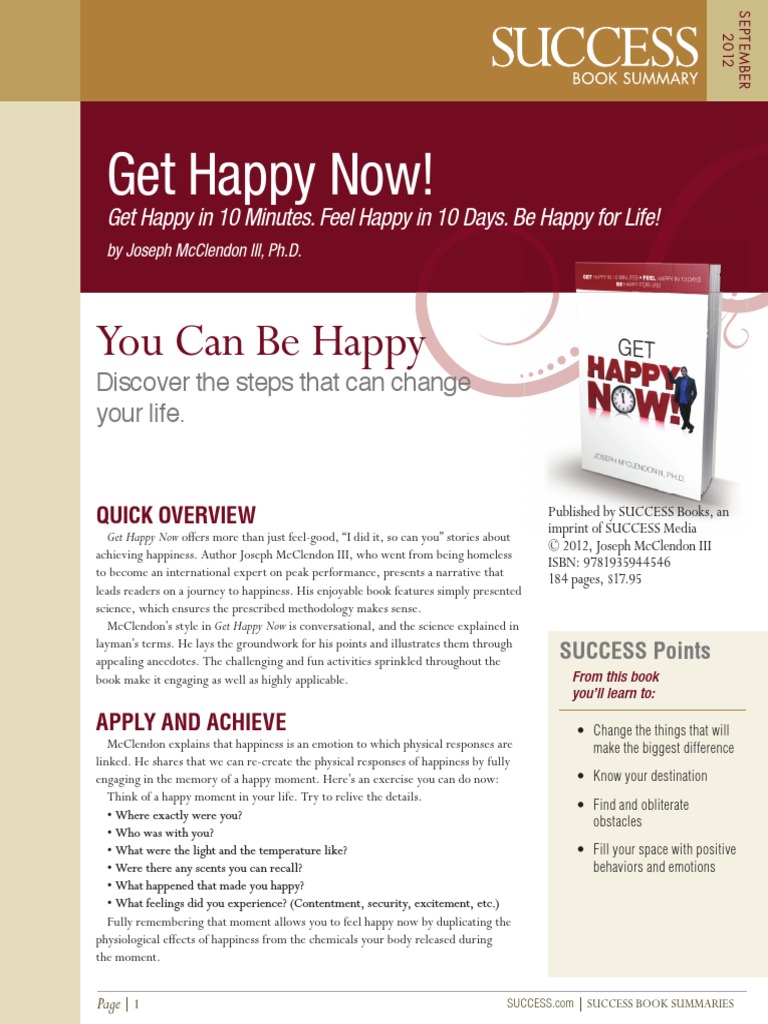 Get Happy Now | PDF | Laughter | Feeling