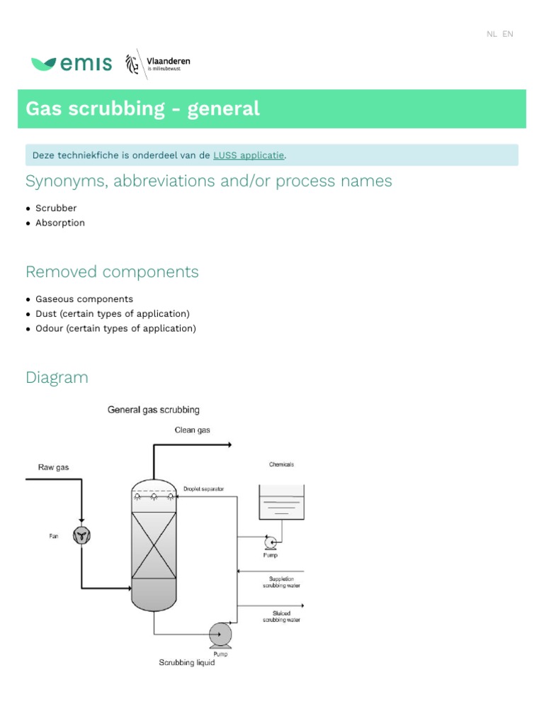 Gas Scrubbing - General - EMIS | PDF | Phase (Matter) | Solubility