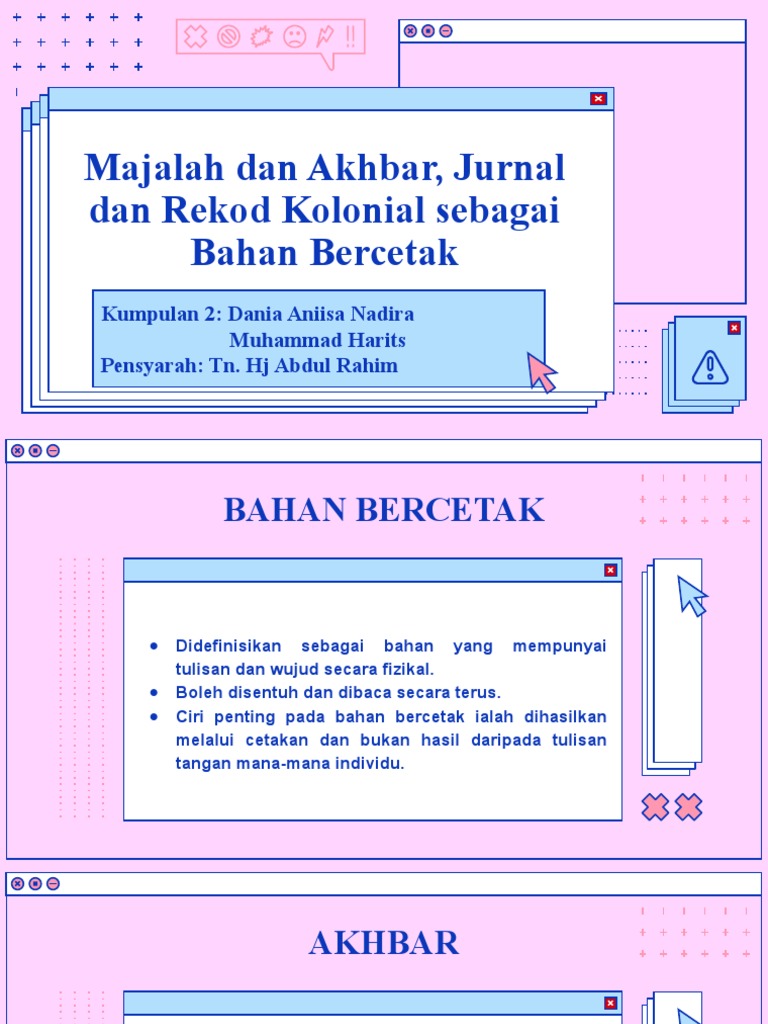 Kump 2 - Majalah Dan Akhbar, Jurnal Dan Rekod Kolonial Sebagai Bahan Bercetak | PDF