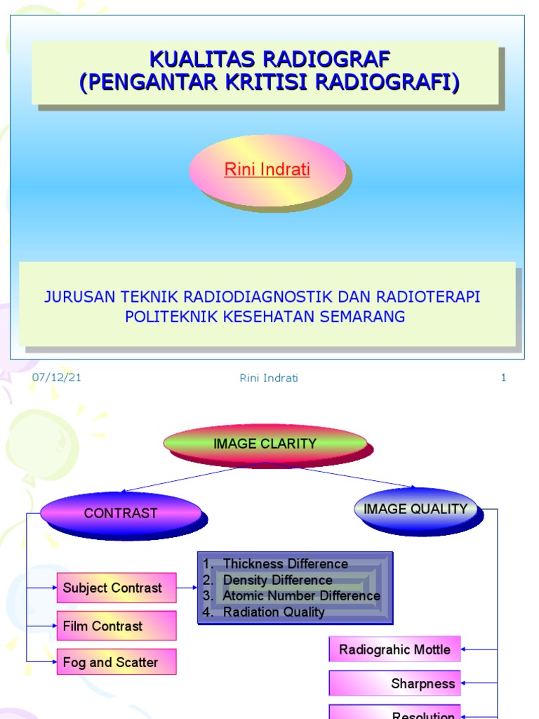 Radiographic Image Quality Guide | PDF | X Ray | Radiography