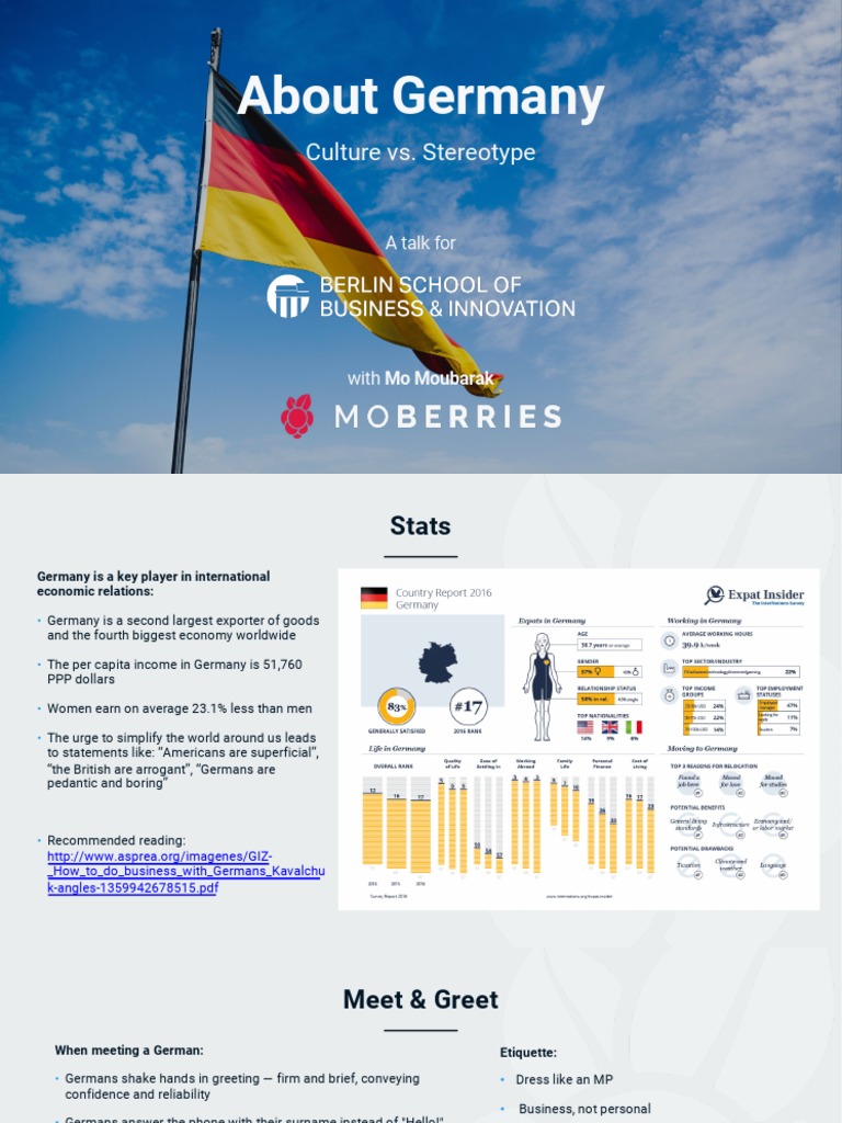 German Business Culture | PDF | Market (Economics) | Taxes