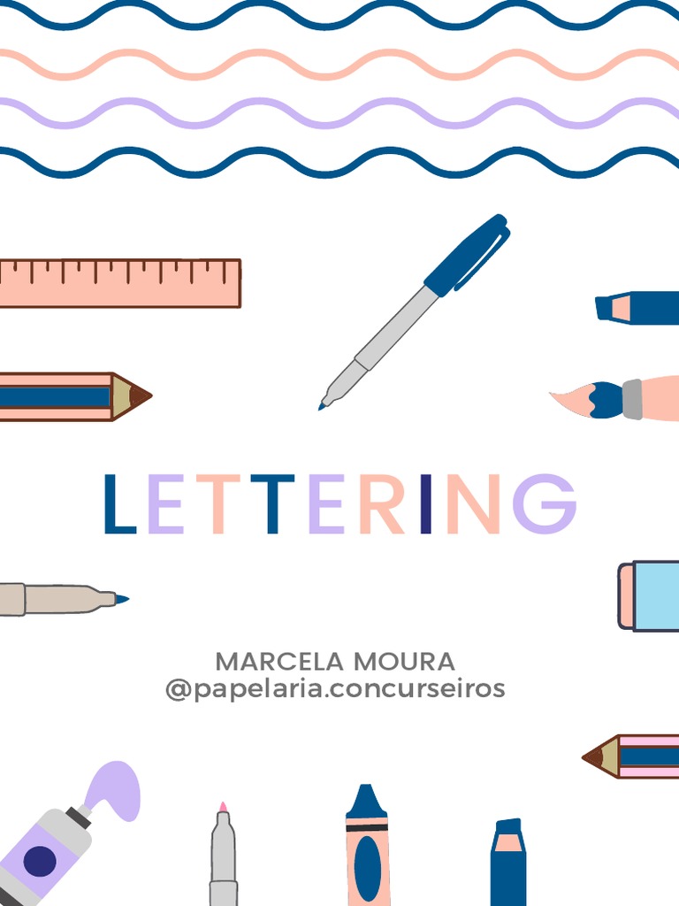 Apostila de Lettering Marcela | PDF | Desenho | Aprendizado