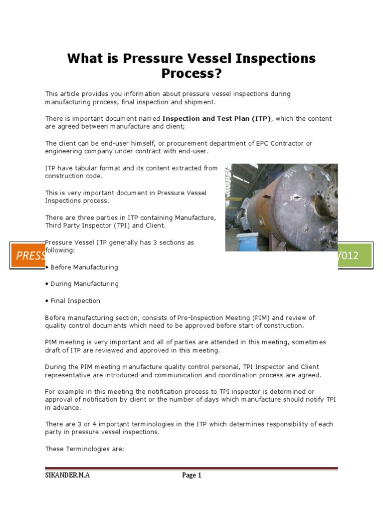 Pressure Vessel Inspection and Design | Download Free PDF | Fracture ...