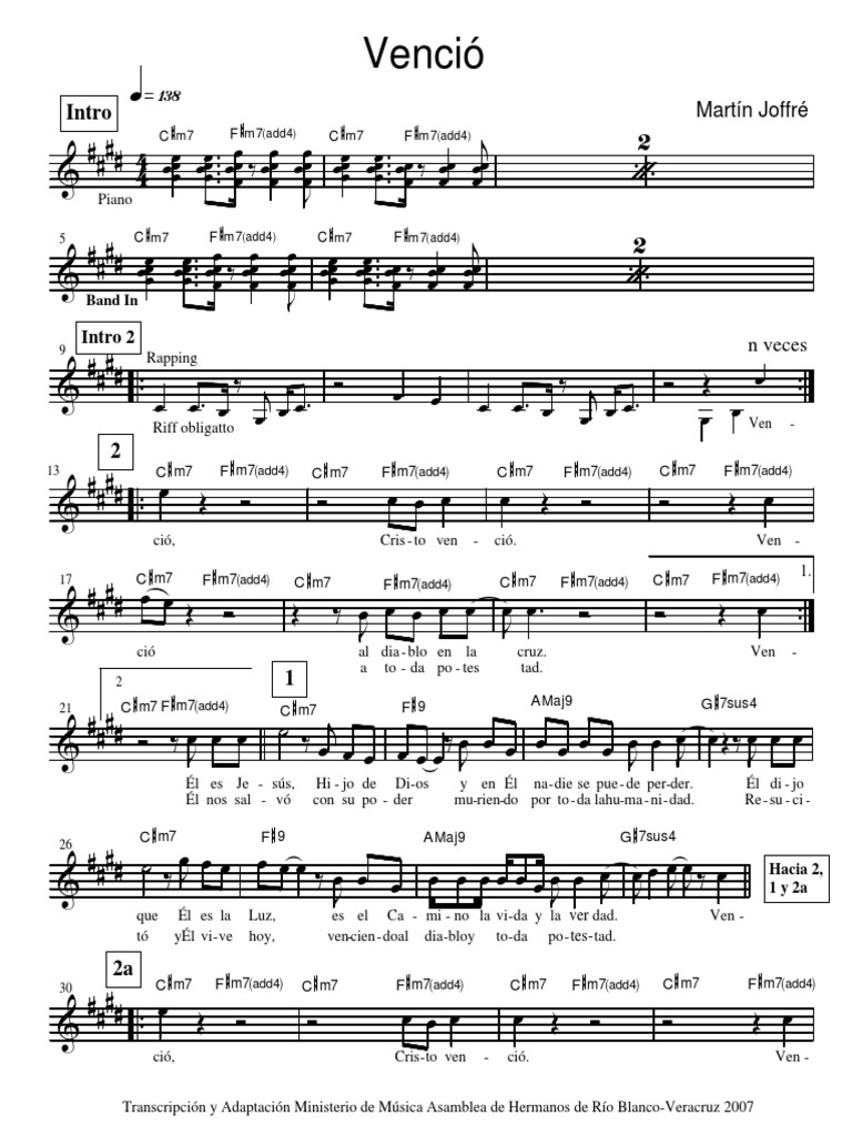 Venció - Marcos Witt - Chart | PDF | Entretenimiento (general)