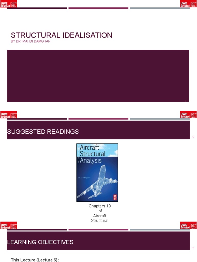 Structural Idealisation: by Dr. Mahdi Damghani | PDF | Flap ...