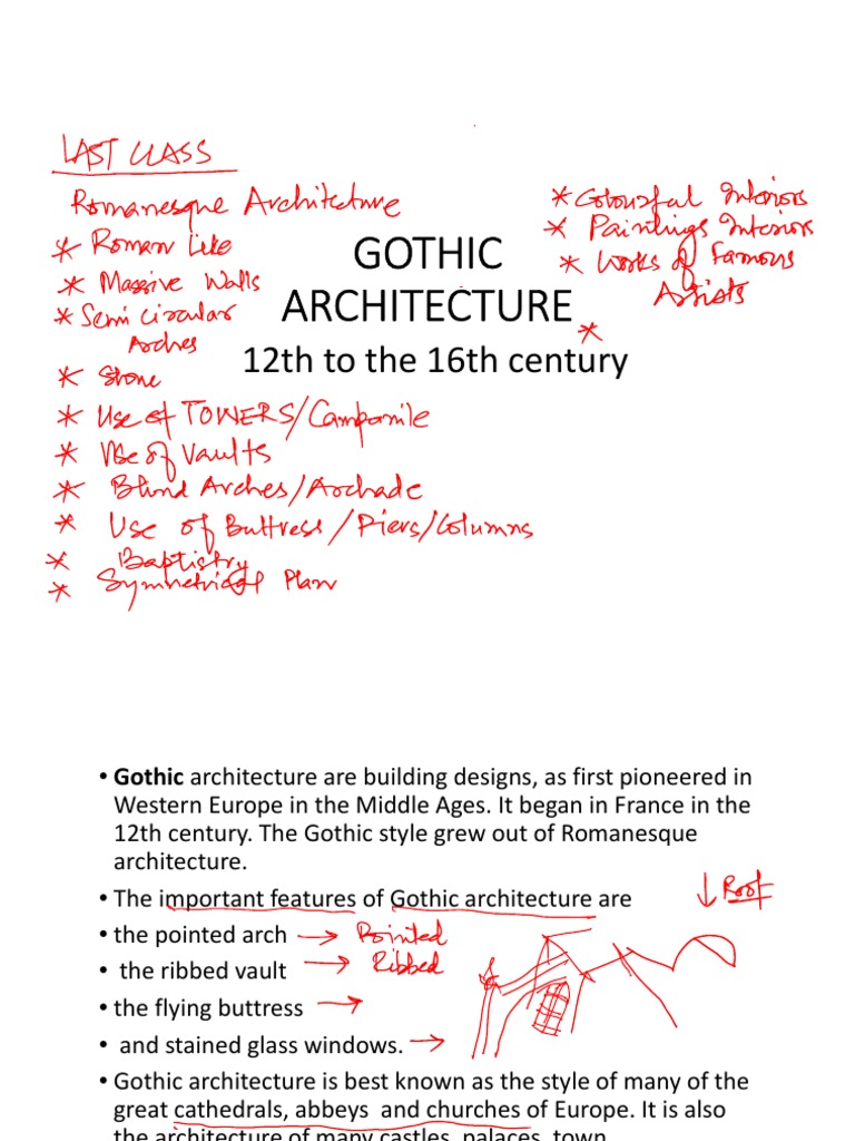 Gothic Architecture | PDF | Gothic Architecture | Church (Building)