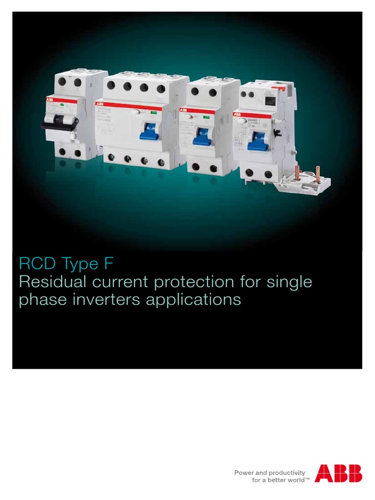 RCD Type F: Residual Current Protection For Single Phase Inverters ...